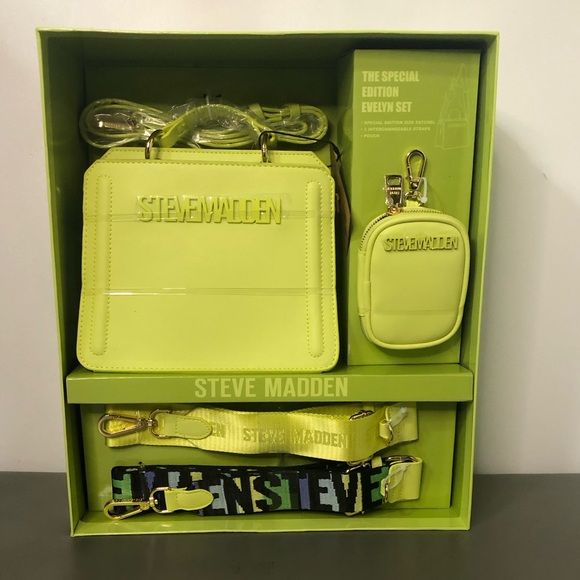 Steve Madden | Bags | Steve Madden Evelyn Special Edition Set In Lemon ...